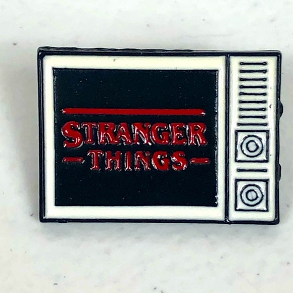 Accessories | Stranger Things Tv Logo Lapel Pin Winona Ryder | Poshmark